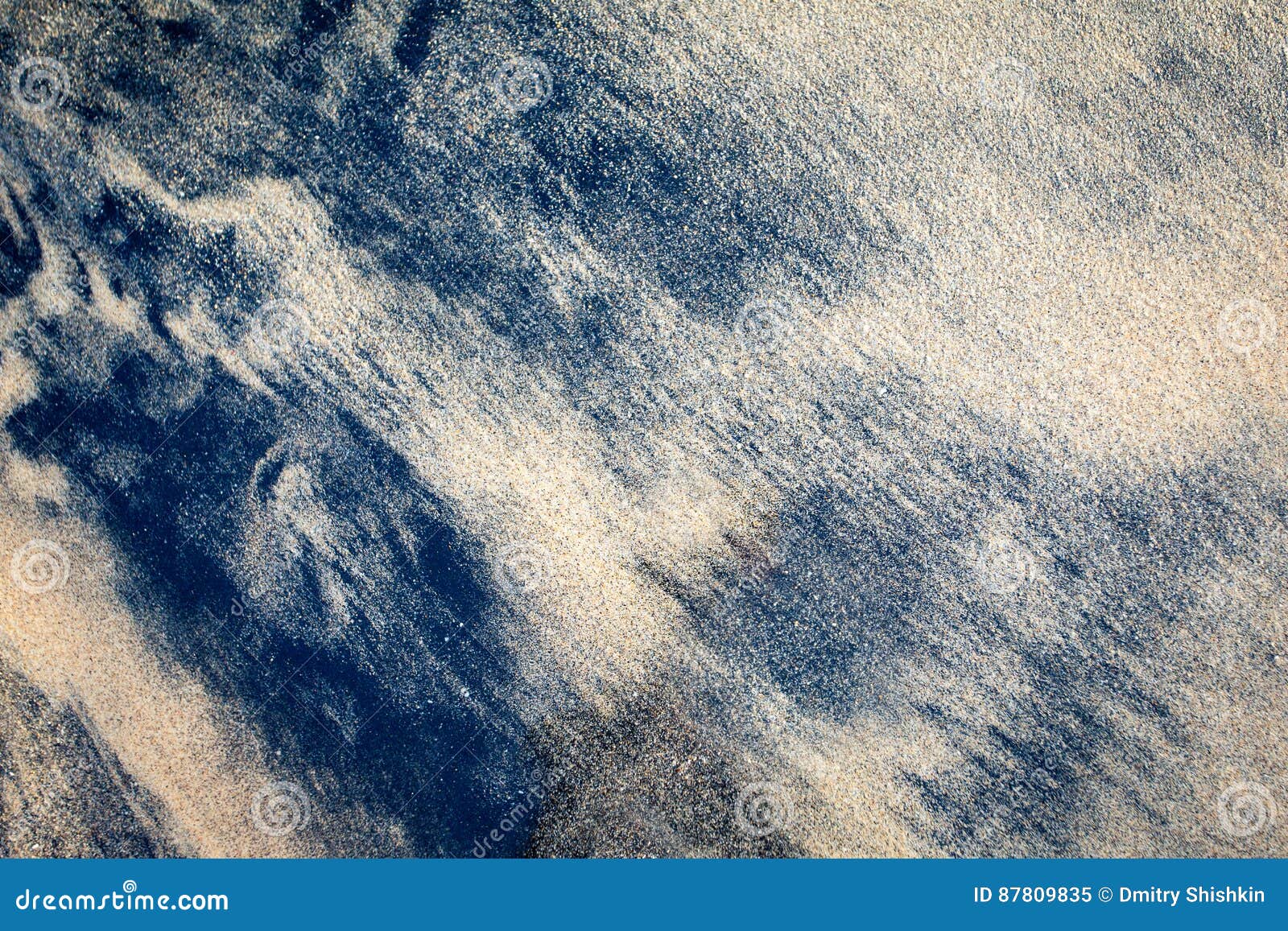 Black Volcanic Sand on the Beach with Fancy Pattern Stock Image - Image ...