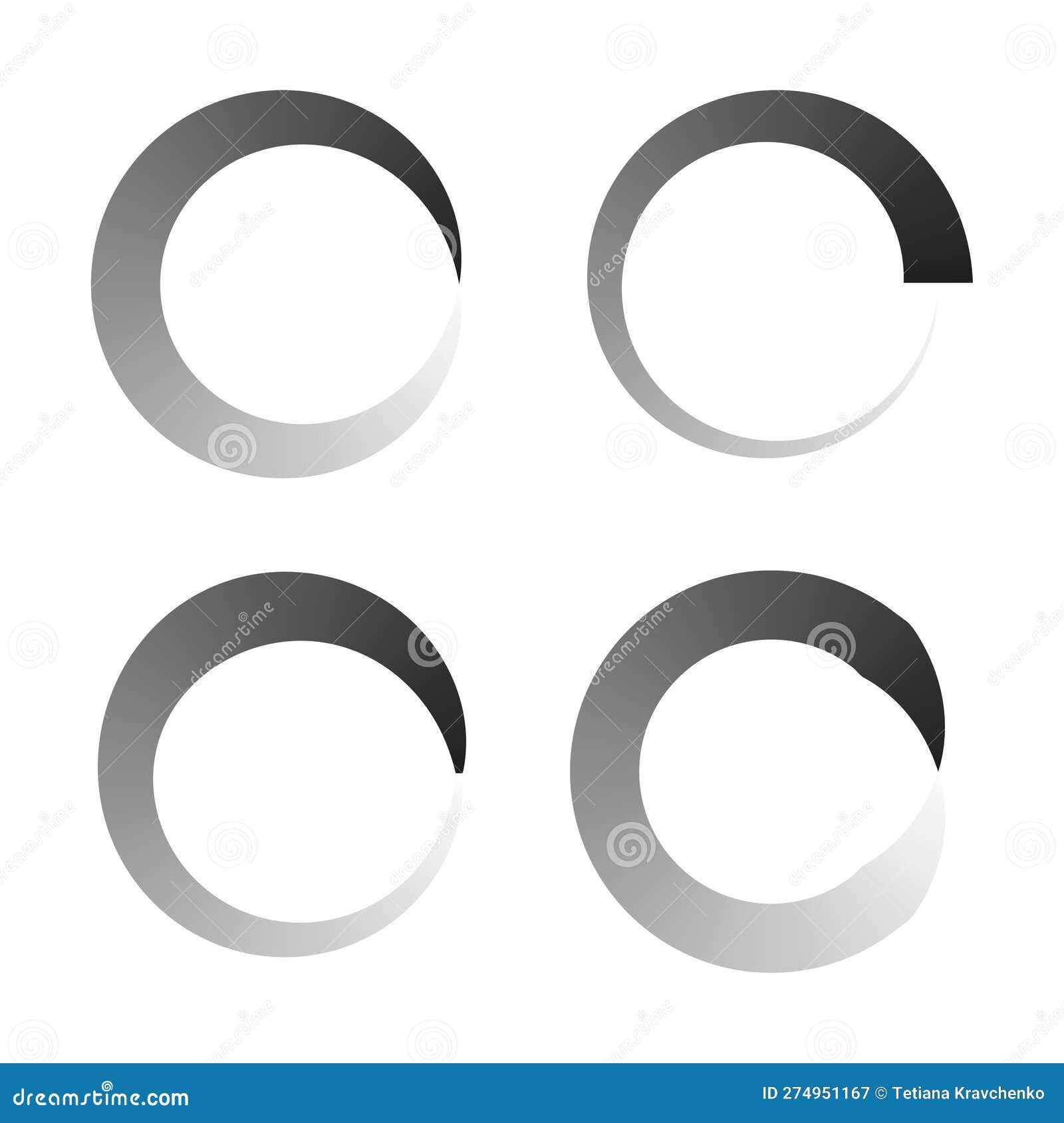 3D Volume Indicator Illustration. Less And More Volume. Level ...