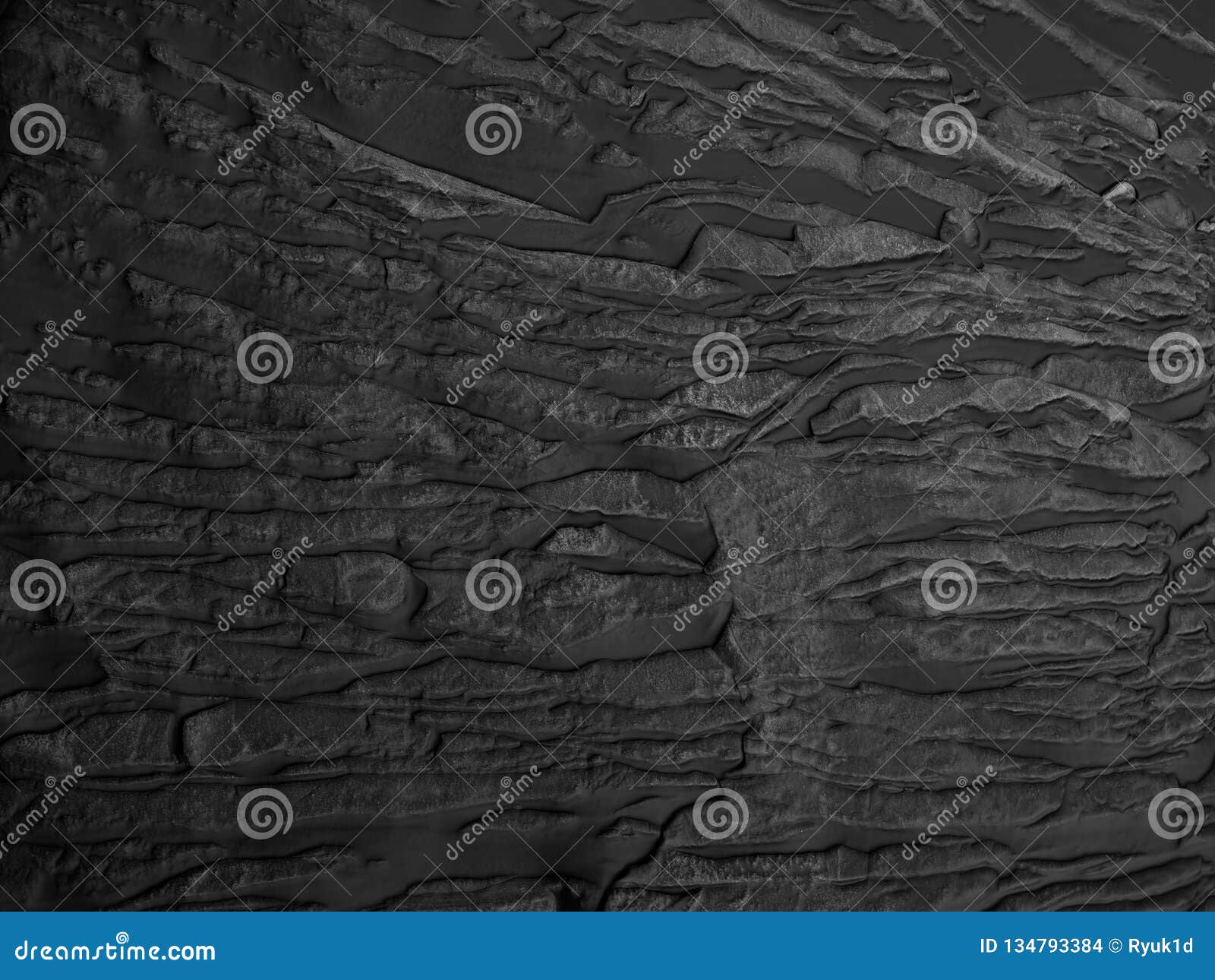 Black wall of rock texture stock illustration. Illustration of black ...