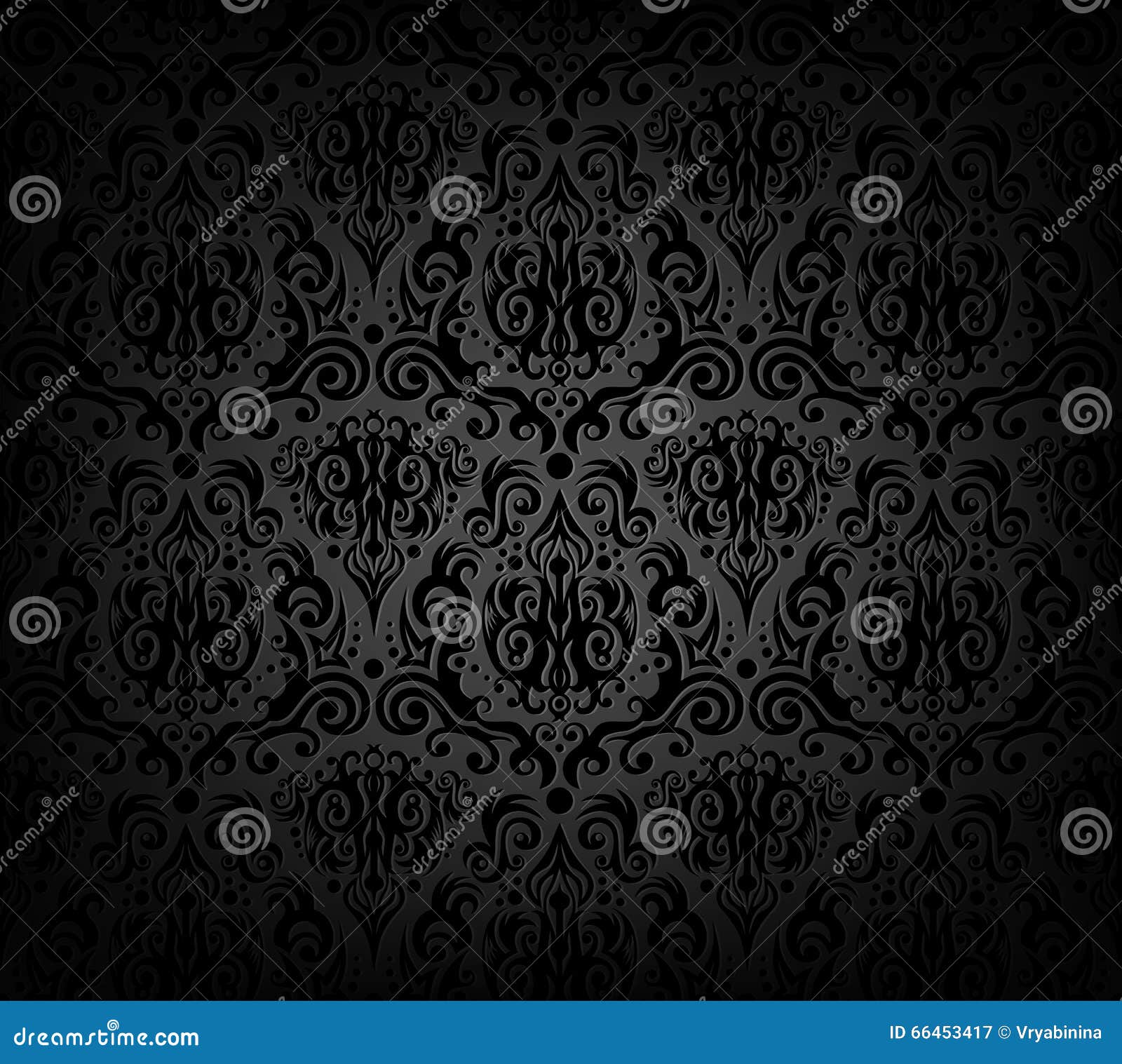 Black wallpaper pattern stock vector. Illustration of backdrop - 66453417