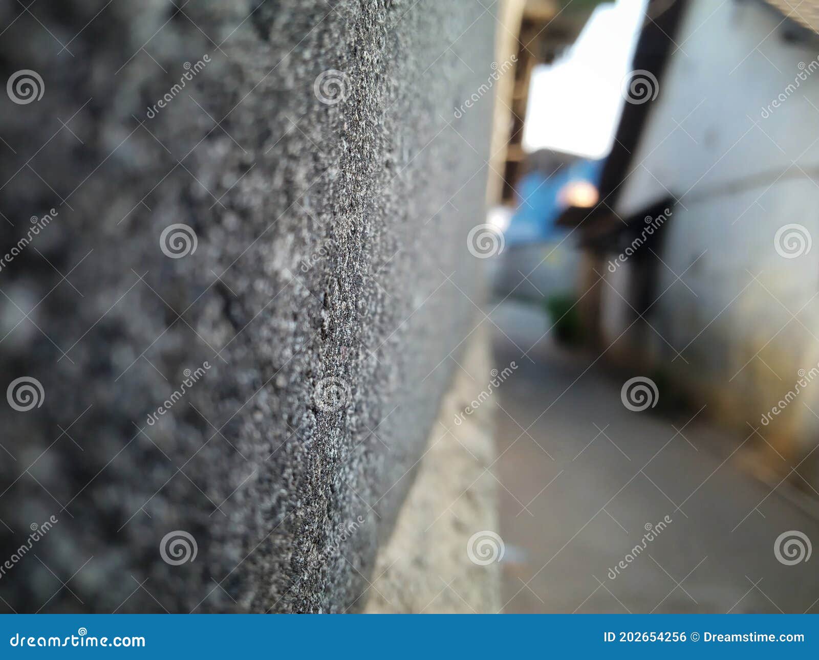 Black walls on the path stock photo. Image of floor - 202654256