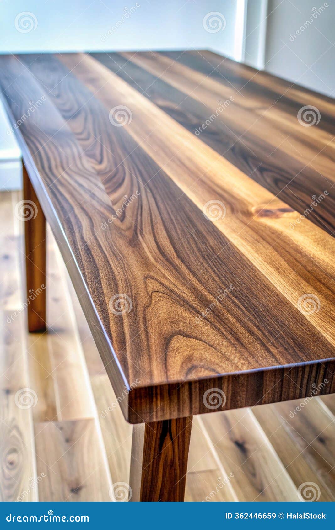 Black Walnut Table Texture with Oil Finish Stock Illustration ...