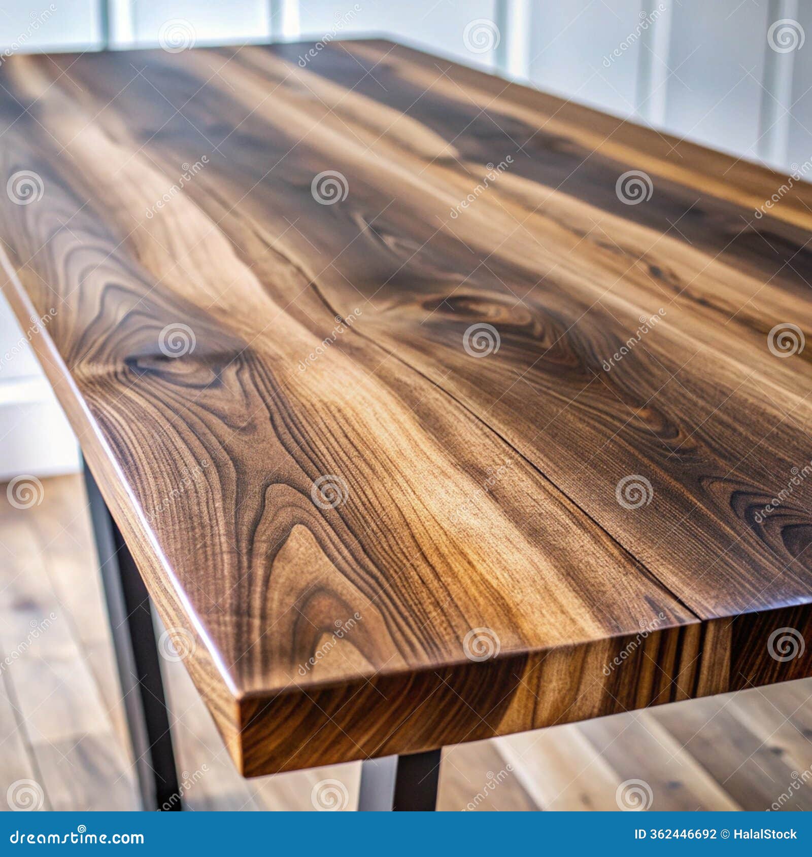 Black Walnut Table Texture with Oil Finish Stock Illustration ...
