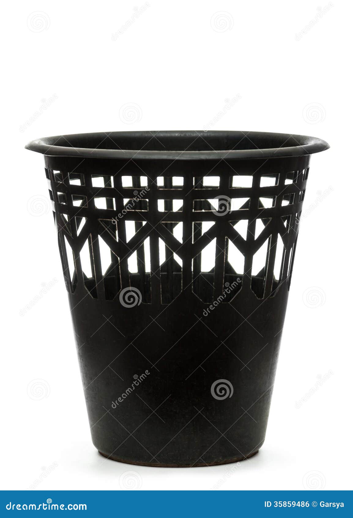 Black wastebasket stock photo. Image of throw, pollution - 35859486