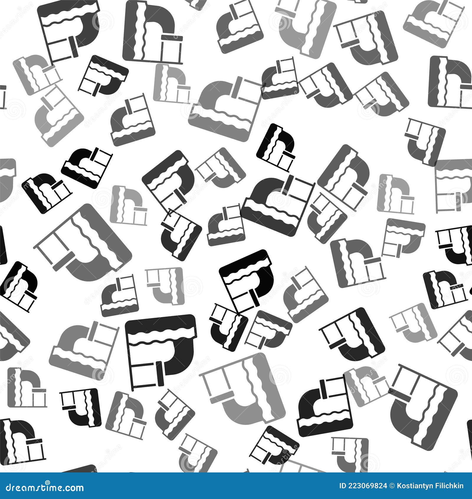 Black Wastewater Icon Isolated On Transparent Background. Sewer Pipe ...