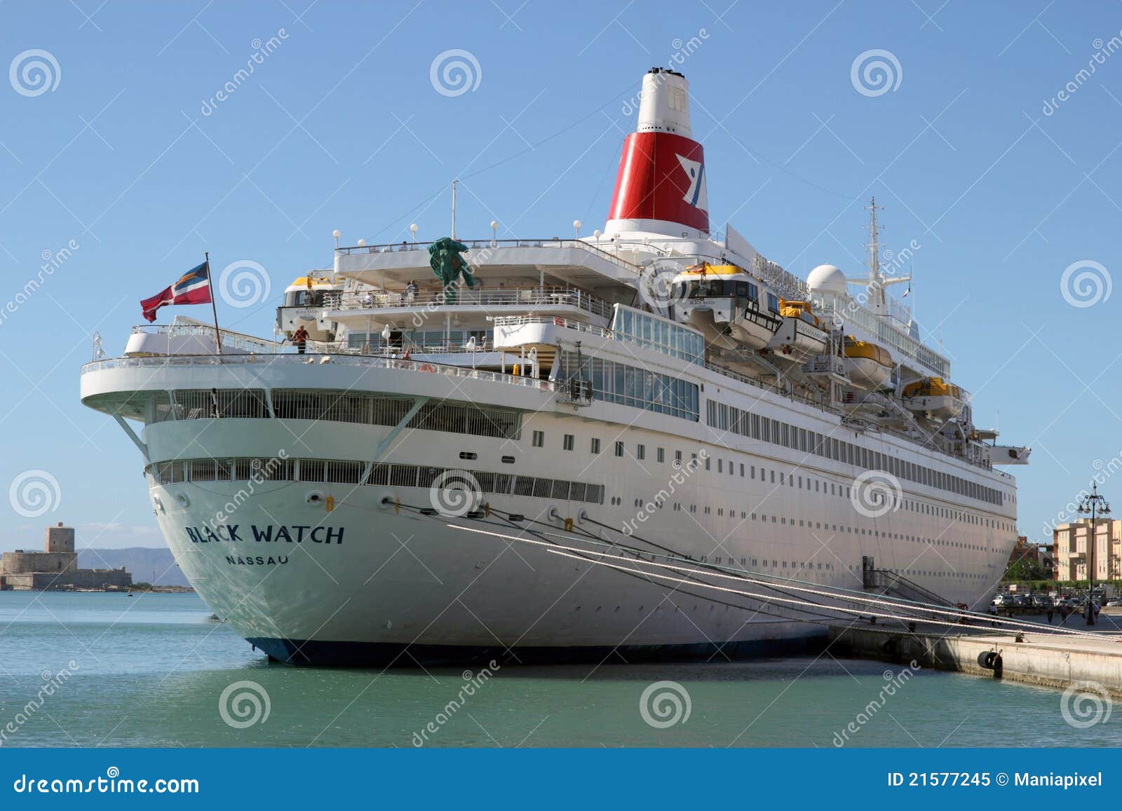 Black Watch cruise ship editorial image. Image of sailing - 21577245