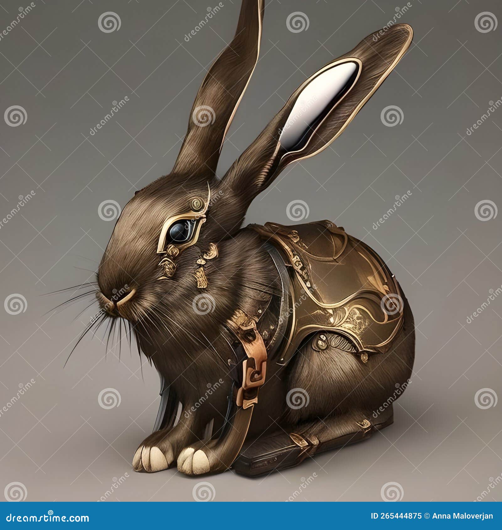 The Black Water Rabbit is the Symbol of 2023 in Steampunk Style. Happy ...