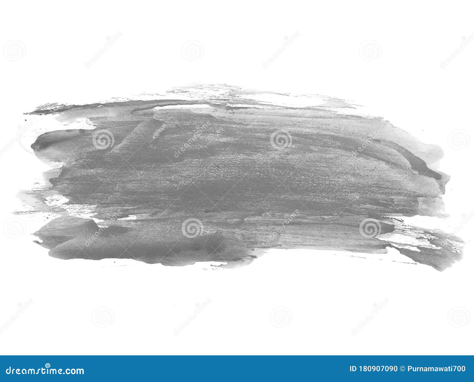 Black Watercolor Scribble Texture. Abstract Watercolor on White ...