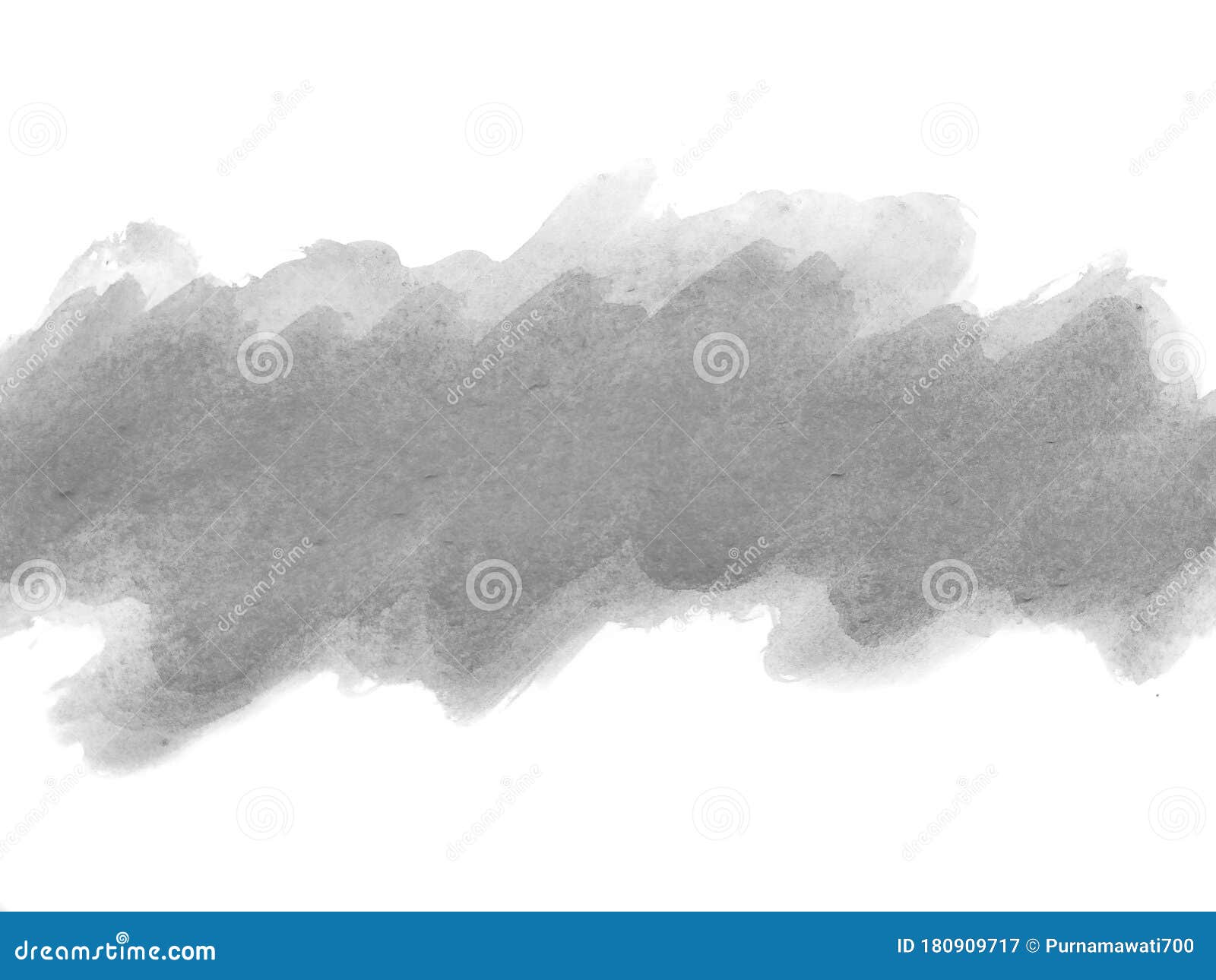 Black Watercolor Scribble Texture. Abstract Watercolor on White ...