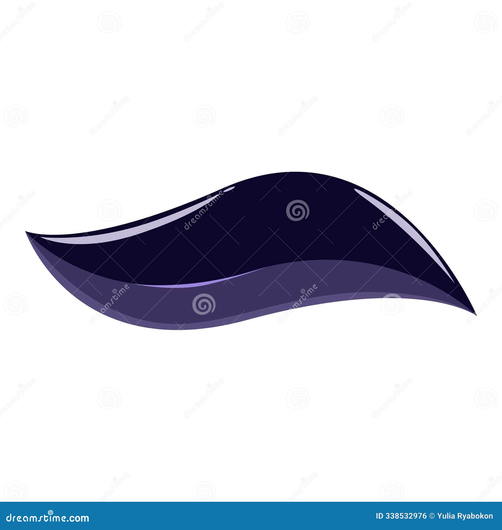 Hair Lock Icon In Outline Style Isolated On White Background ...