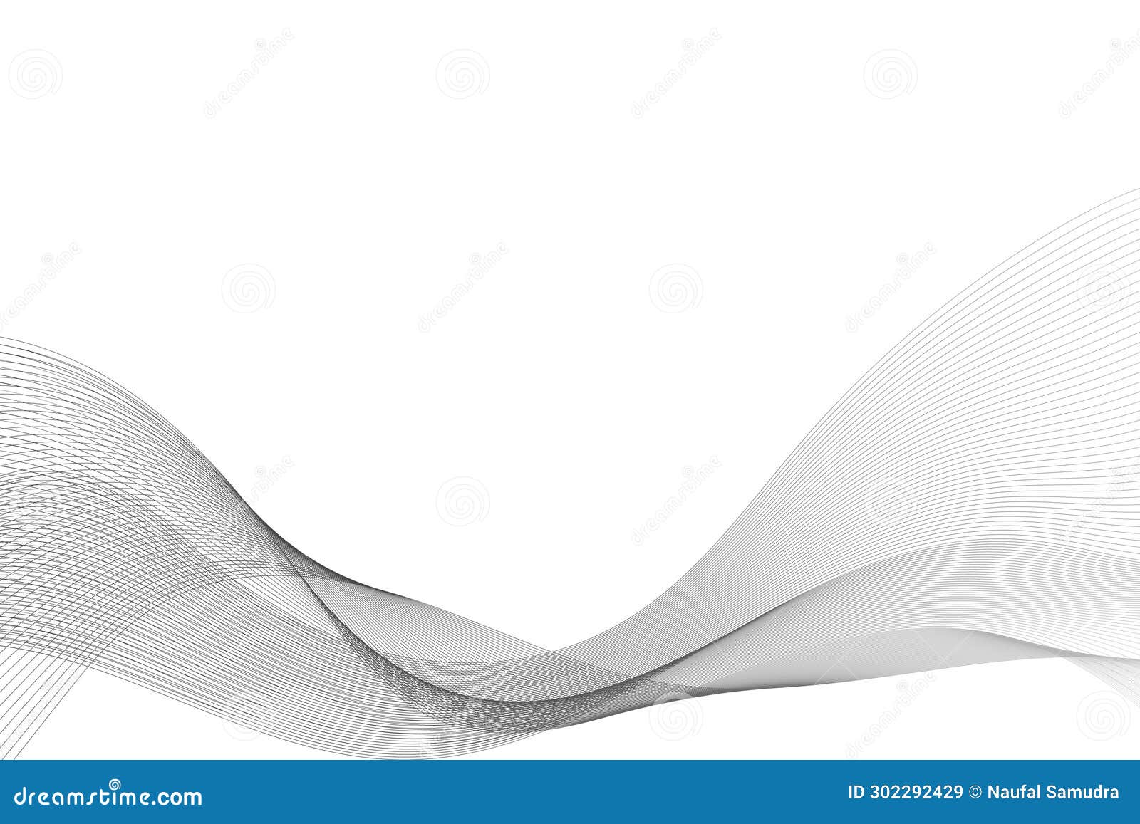 Black Wavy Lines Isolated on White Abstract Background Design. Abstract ...