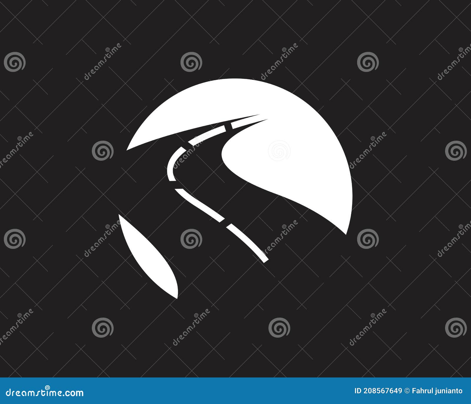 Black Way Logo Vector Template Stock Vector - Illustration of alphabet ...