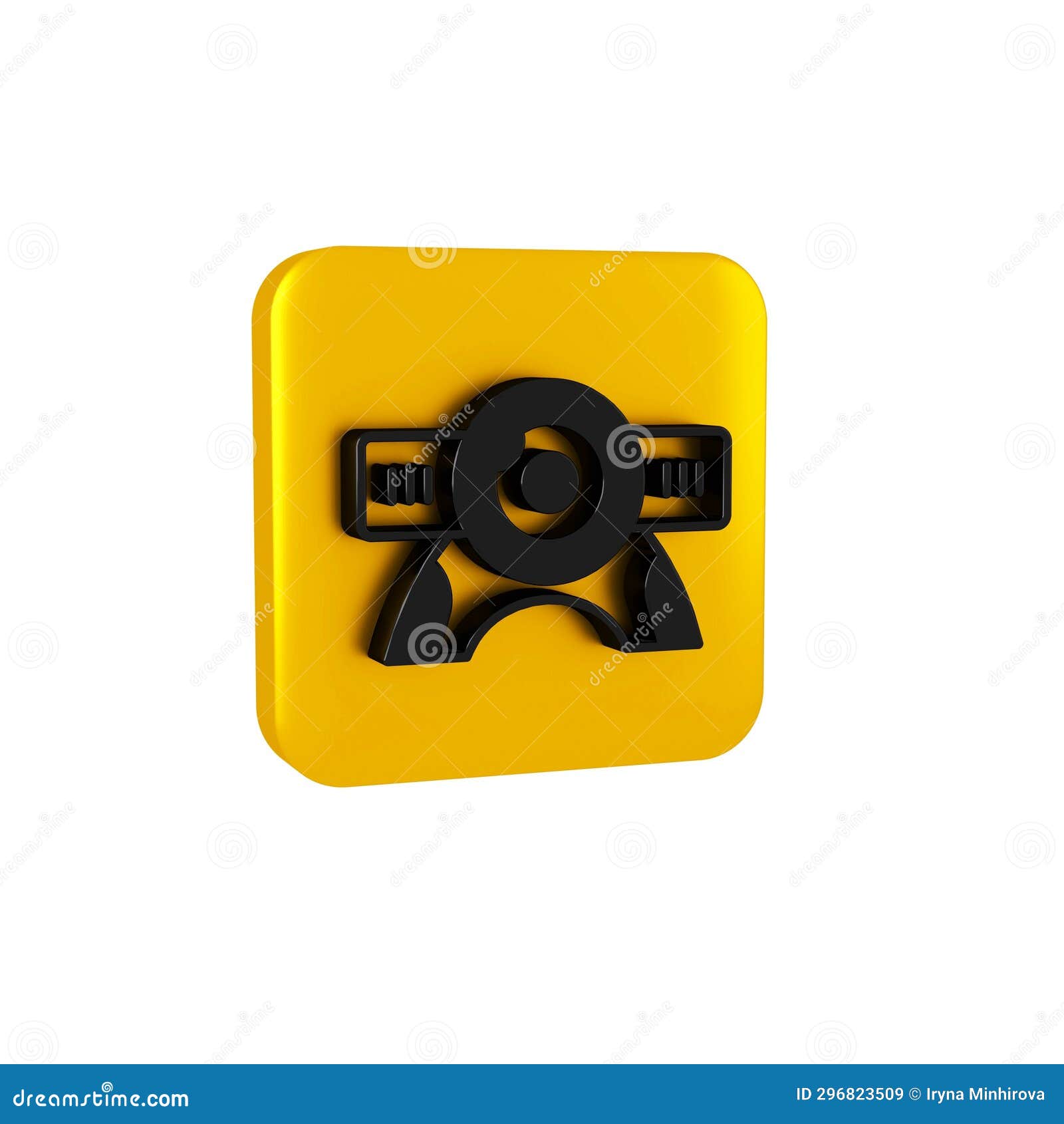 Black Web Camera Icon Isolated on Transparent Background. Chat Camera ...