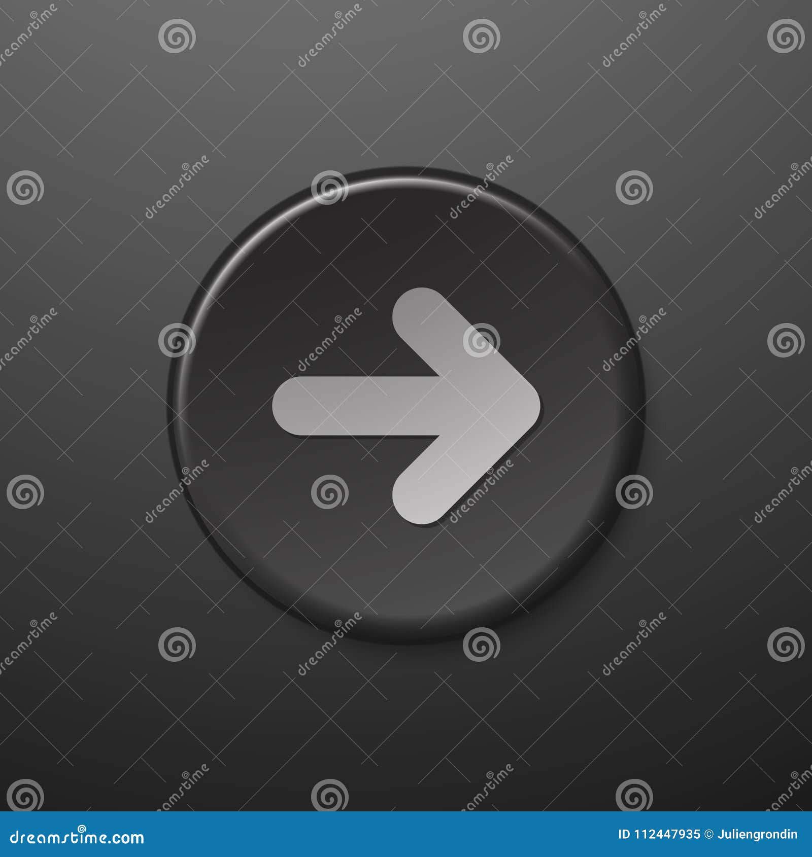 Black Web Icon Forward Arrow Stock Illustration - Illustration of ...