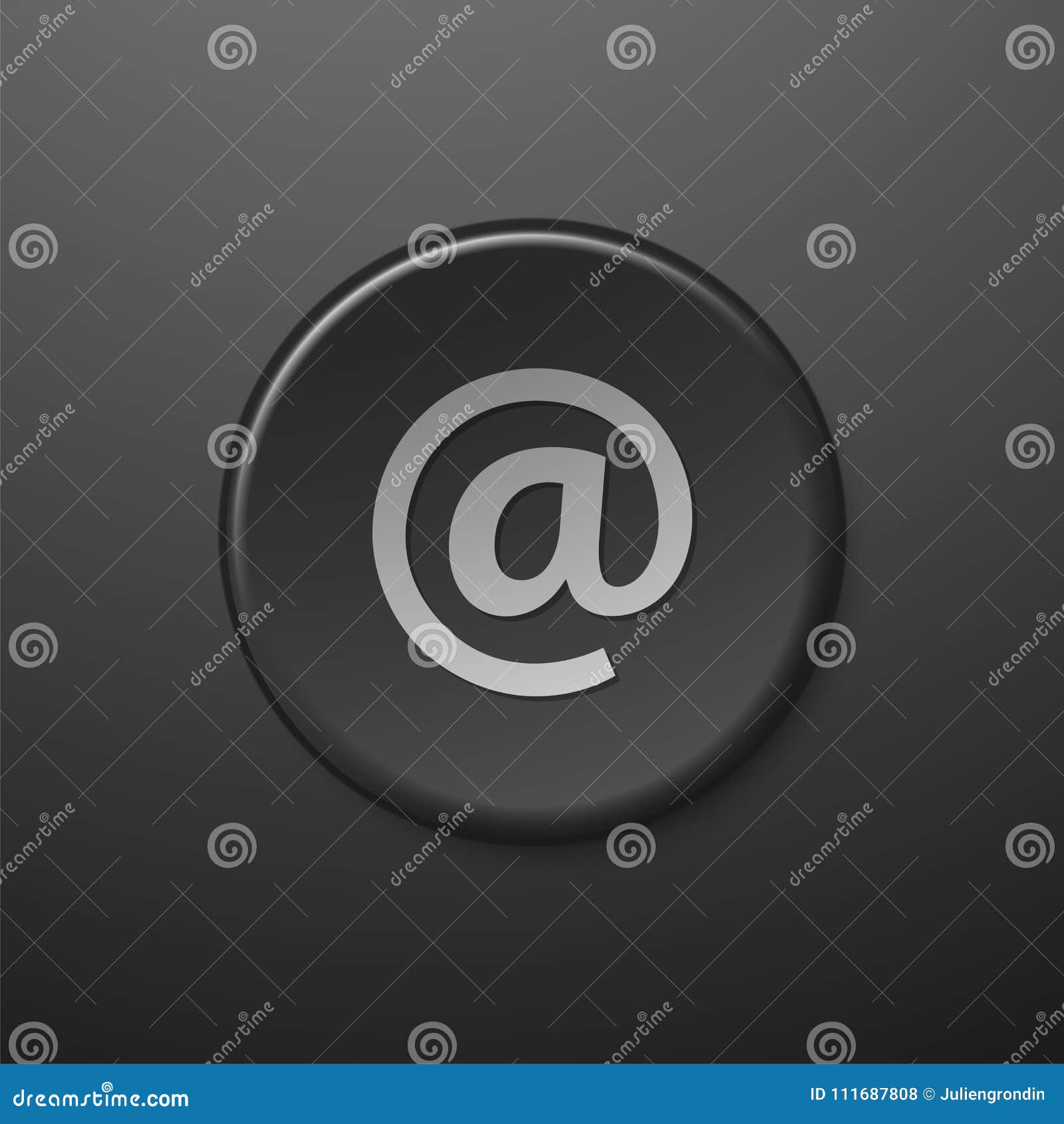 The At Sign. Email Addresses And Social Media Platform Handles. Gear ...