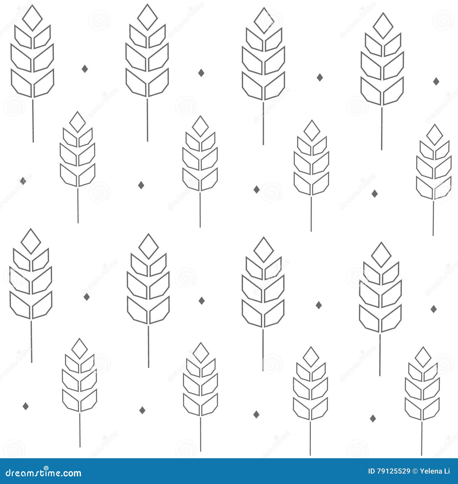 Wheat Pattern. Grain Malt And Wheat, Barley, Oat, Rice, Millet, Maize ...