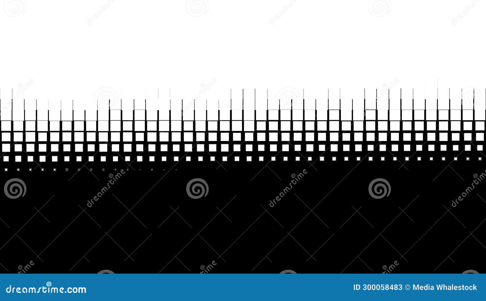 Black and White Abstract Animation of CGI Motion Graphics with White ...