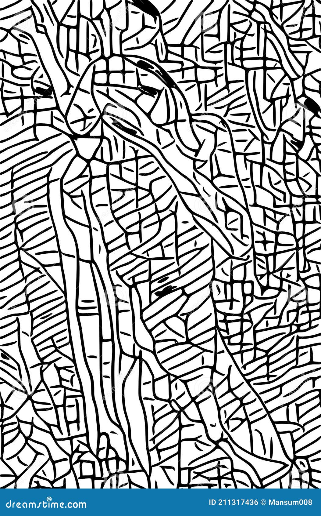 Black and White of Abstract Background Stock Illustration ...