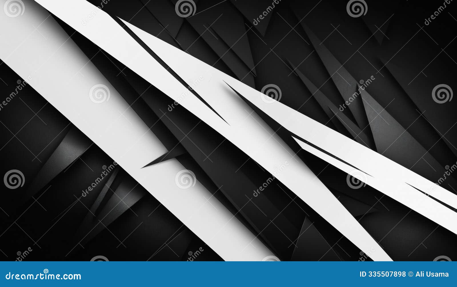 Black and White Abstract Background with Sharp Angles, Diagonal Lines ...