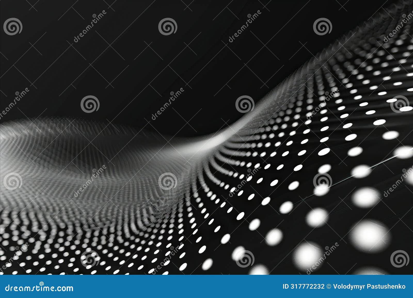 A Black and White Abstract Background with Dots Stock Photo - Image of ...