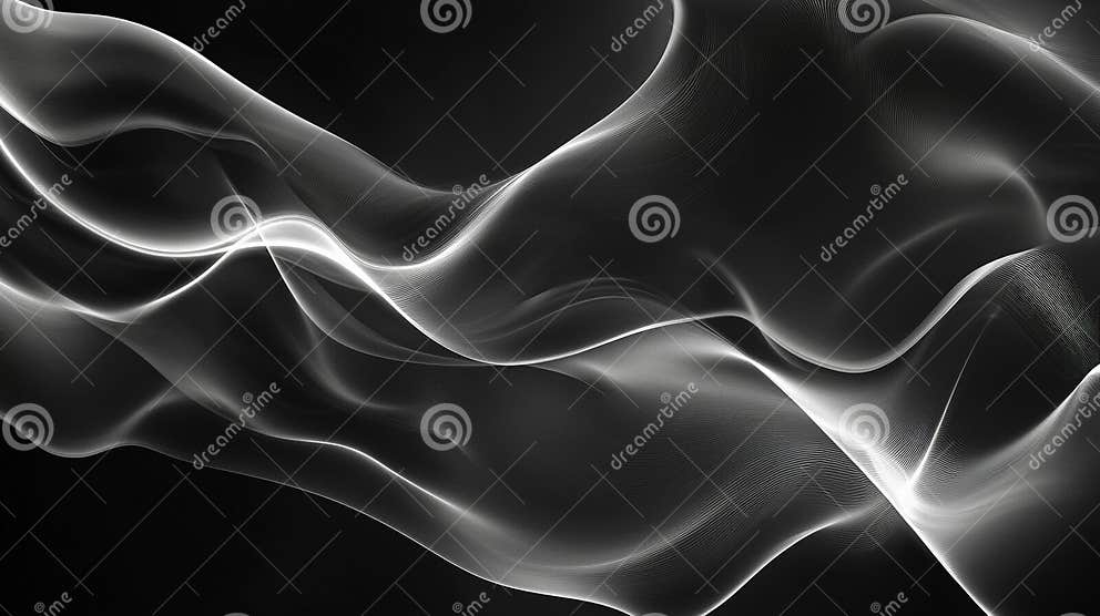 A Black and White Abstract Background Featuring Blurred Elements and a ...