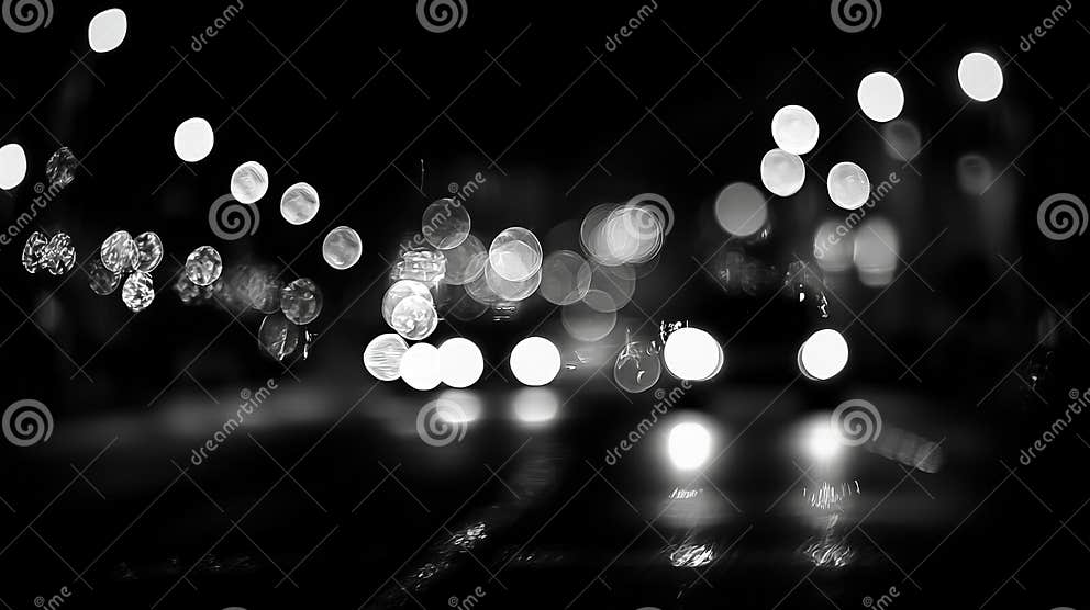A Black and White Abstract Background Featuring Blurred Elements and a ...