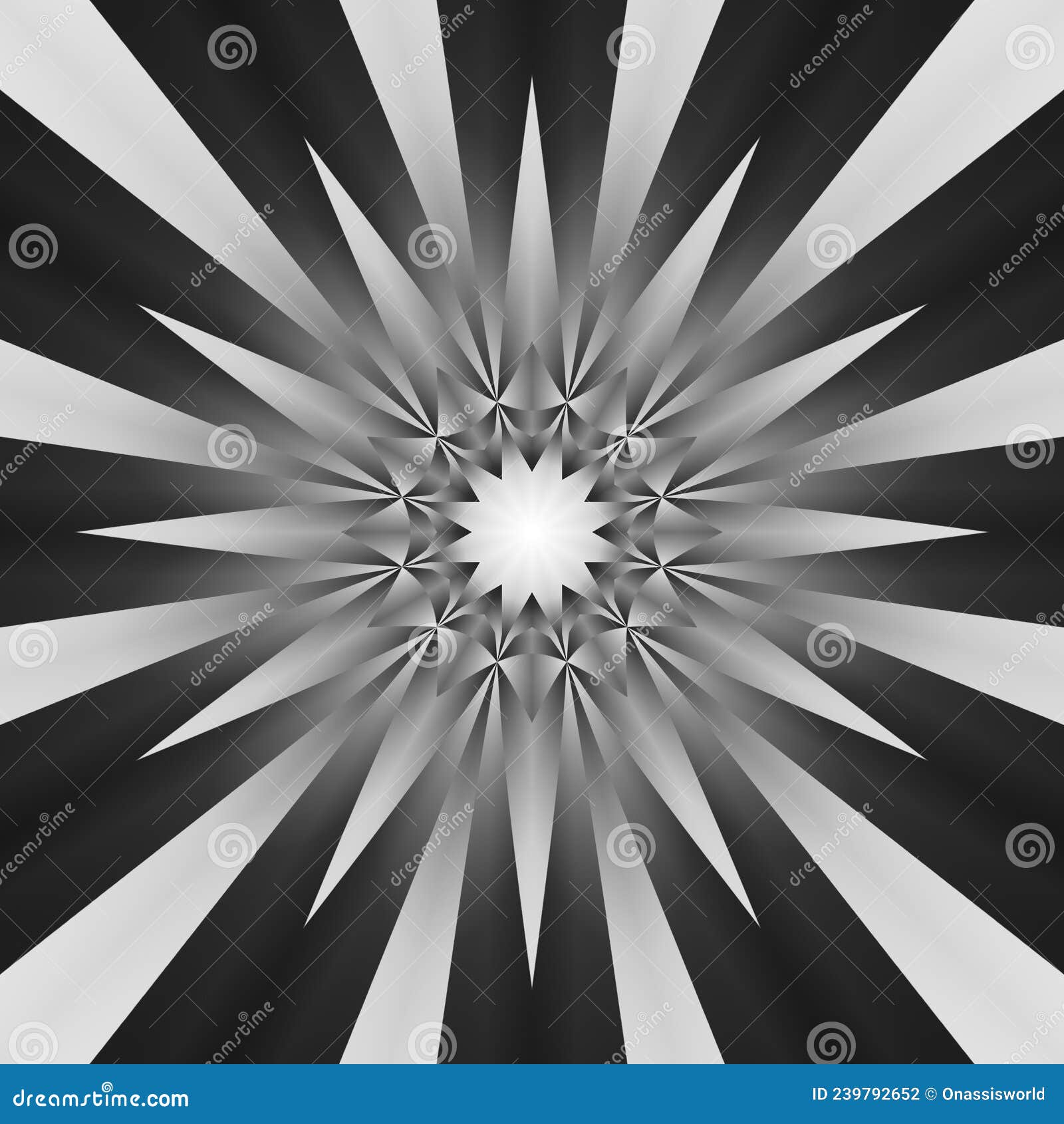 Black White Abstract Background Shapes and Blurs Stock Illustration ...