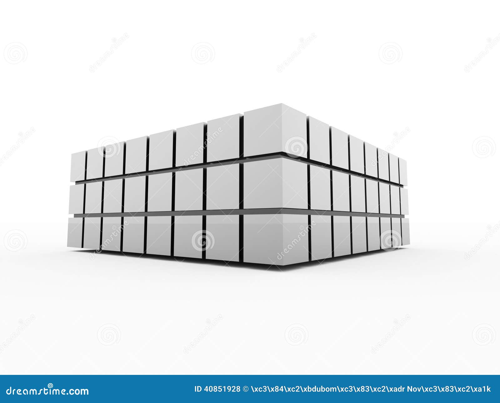 Black and White Abstract Cubes Background Stock Illustration ...