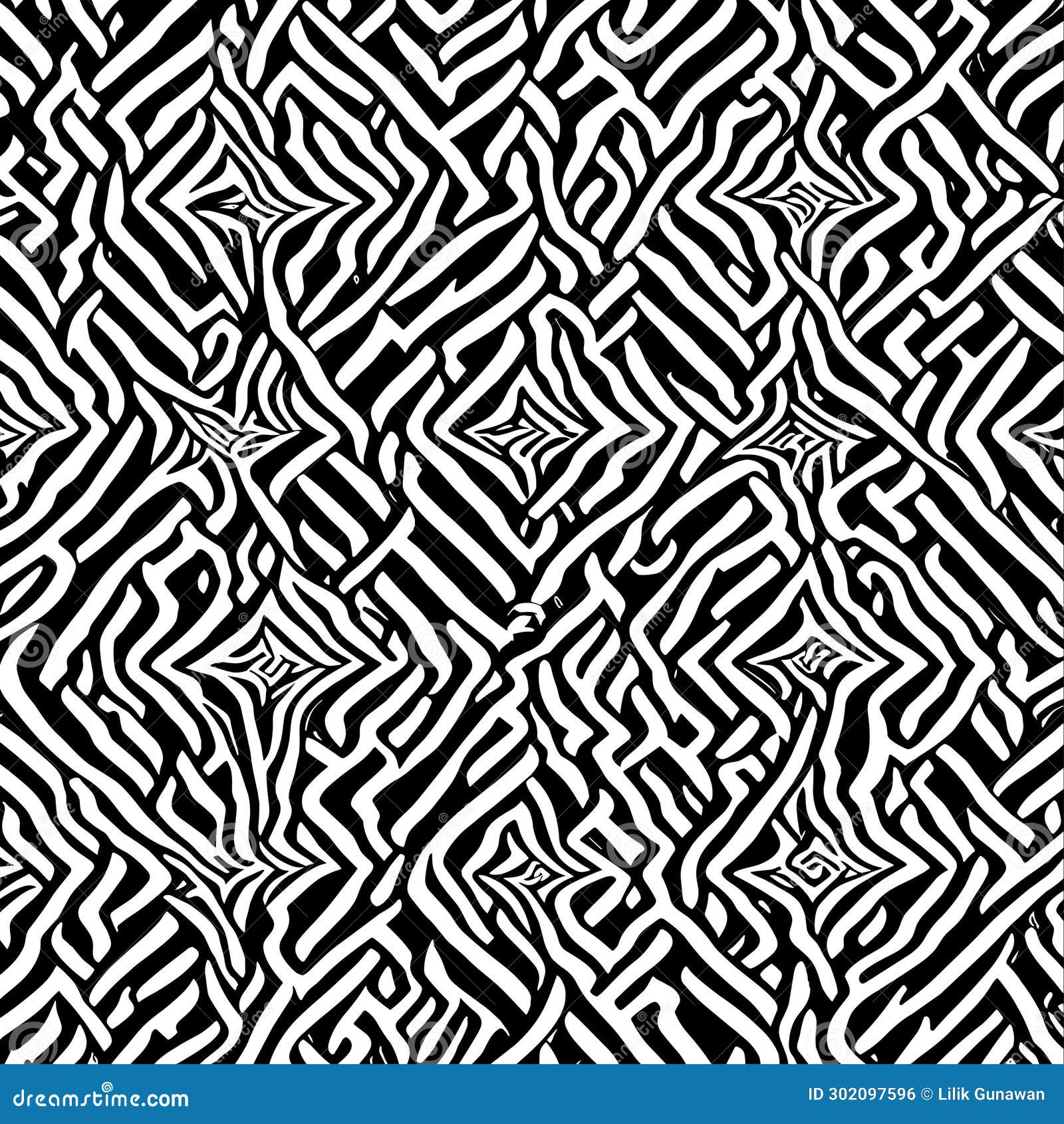 Black and White Abstract Pattern, with Random Blunt Lines that Don T ...