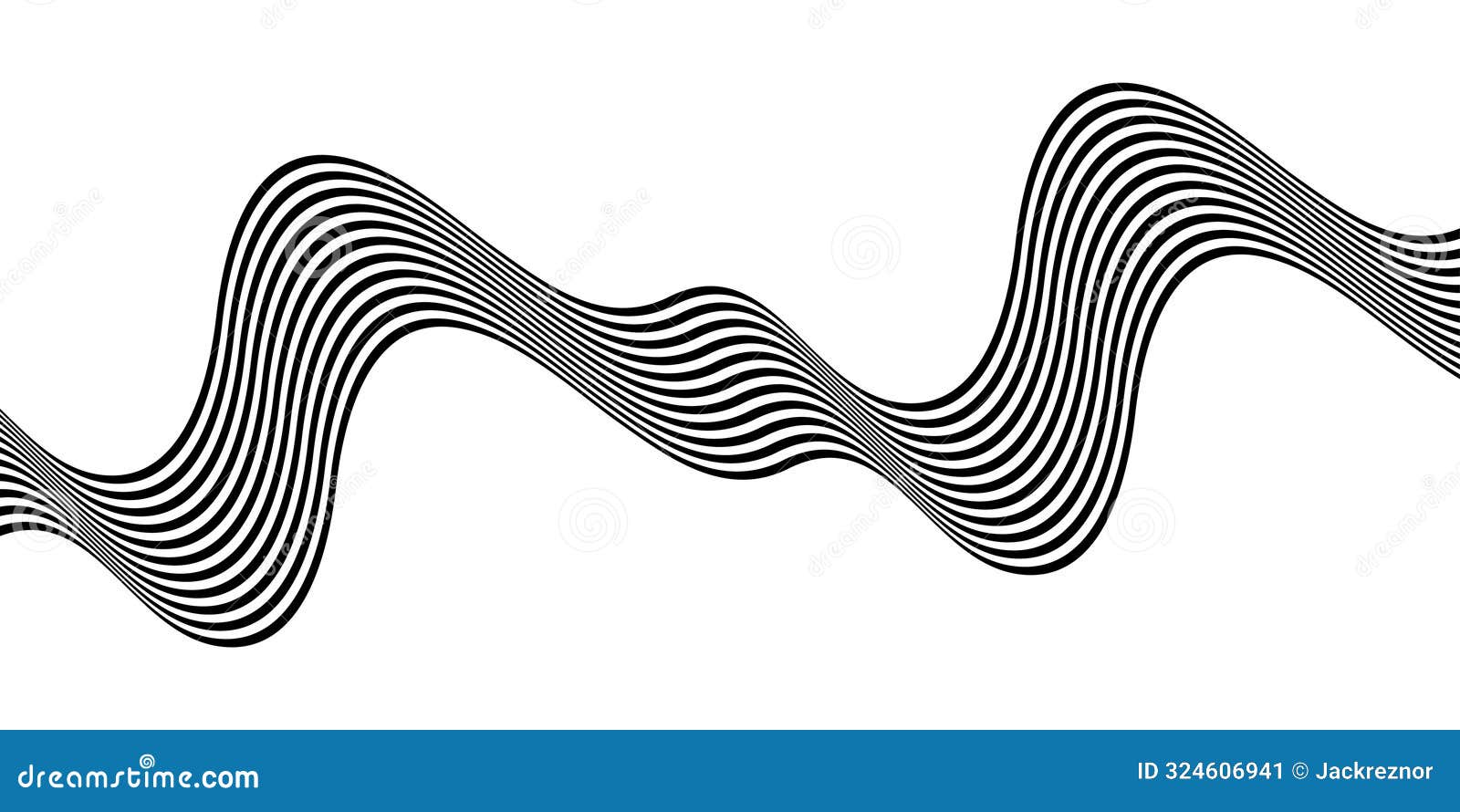 Black and White Abstract Perspective Line Stripes. Copy Space Stock ...
