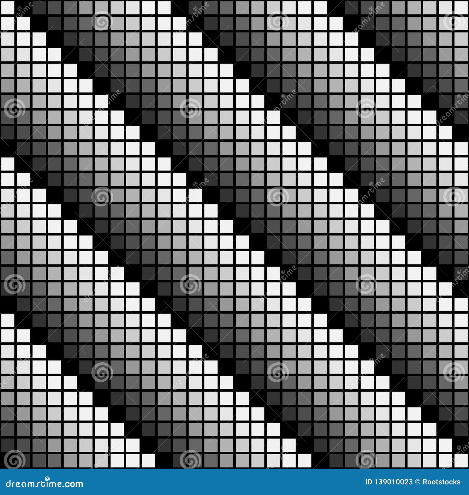 Black and White Abstract Seamless Pixel Pattern Stock Illustration ... Black and White Abstract Seamless Pixel Pattern Stock Illustration ...