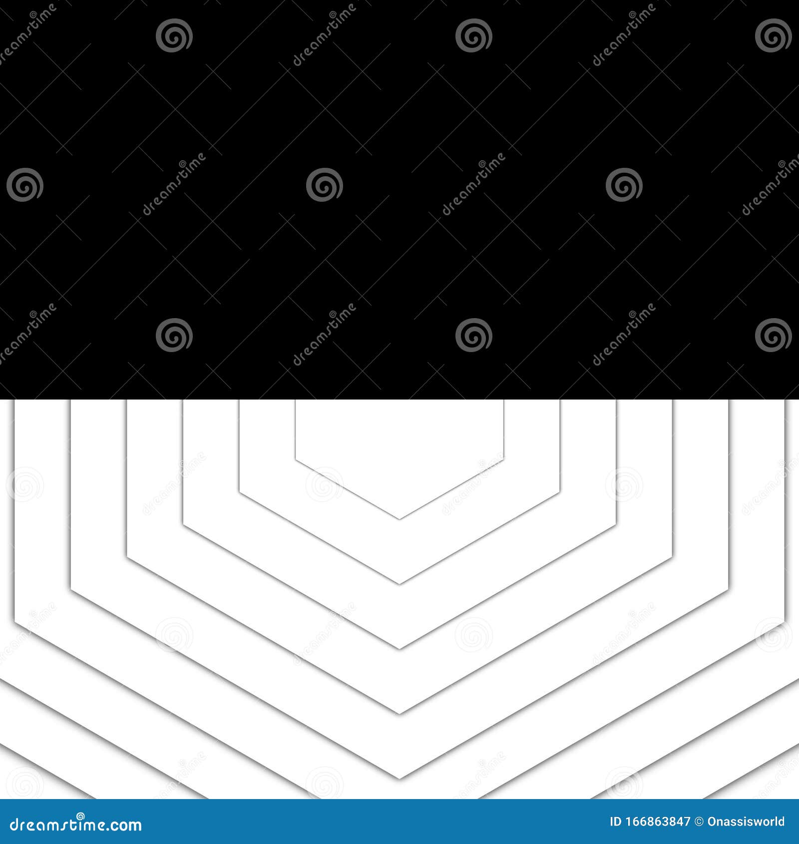 Black & White Abstract Shapes Background Stock Illustration ...