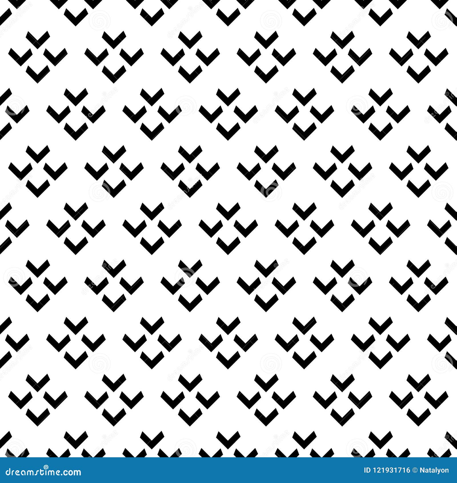 Black and White Abstract Simple Angle Shapes Geometric Seamless Pattern ...