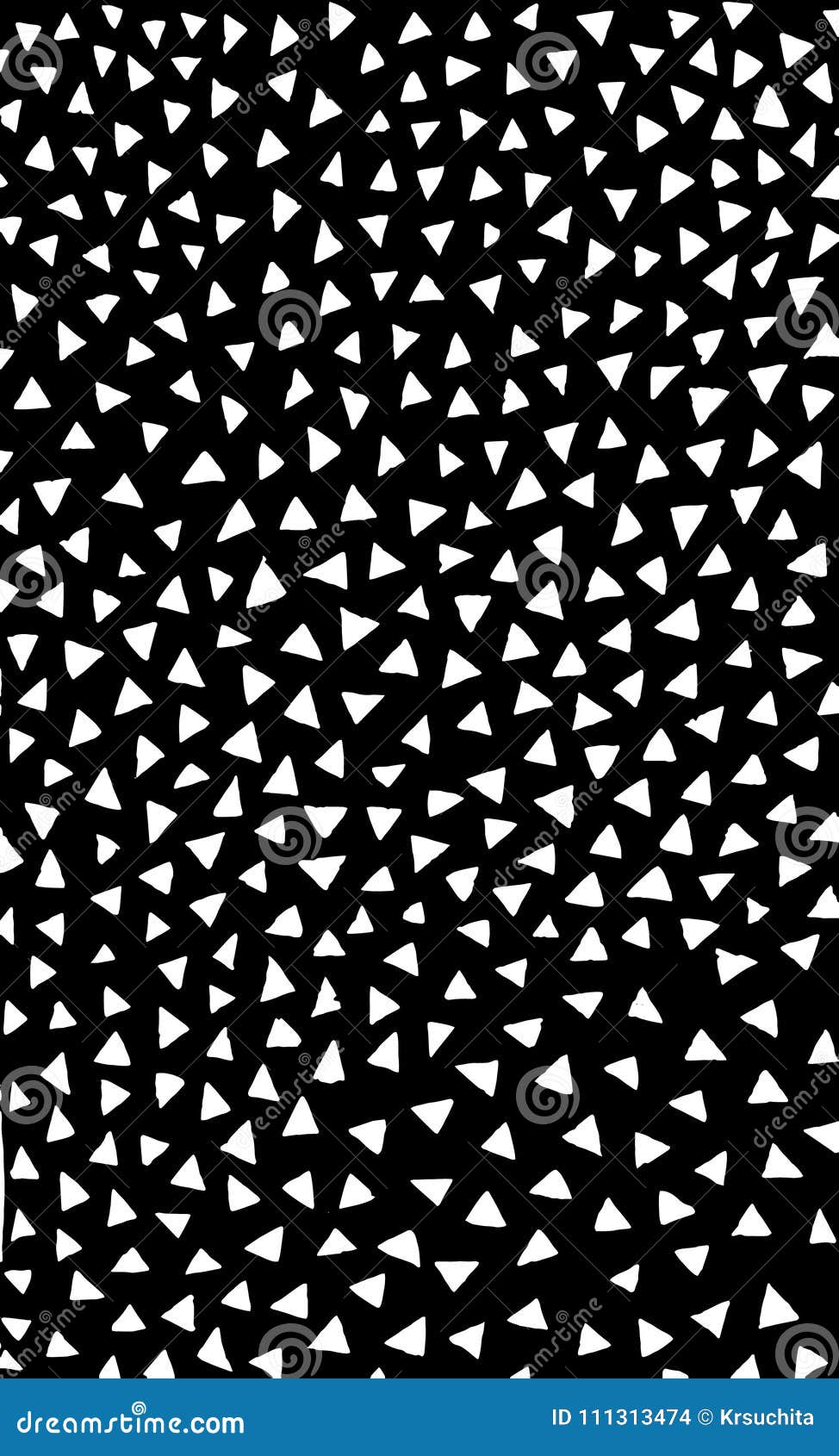 Black and White Abstract Triangle Pattern with Details Stock Vector ...