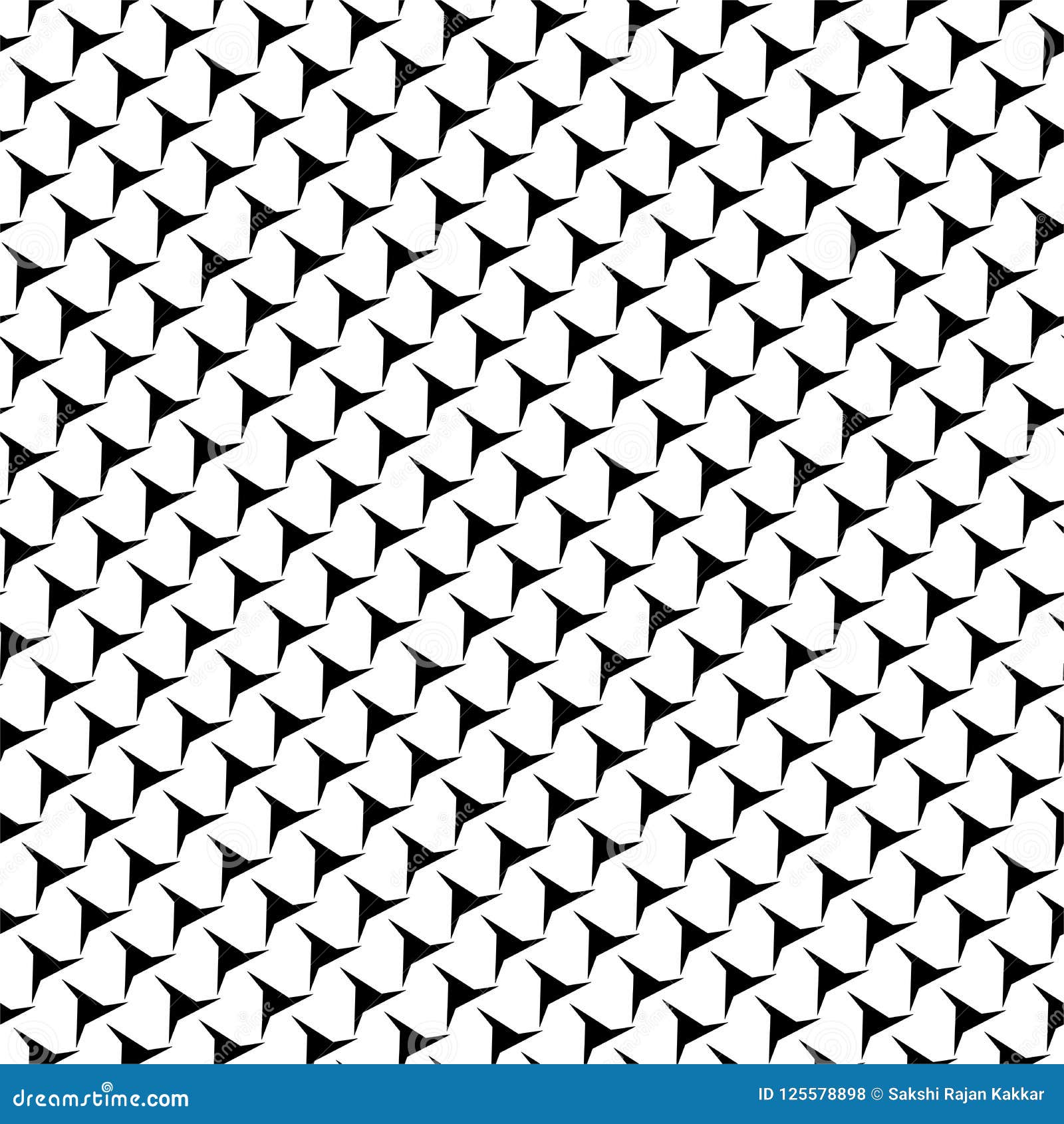 Black And White Abstract Vector Background And Seamless Repeat Pattern