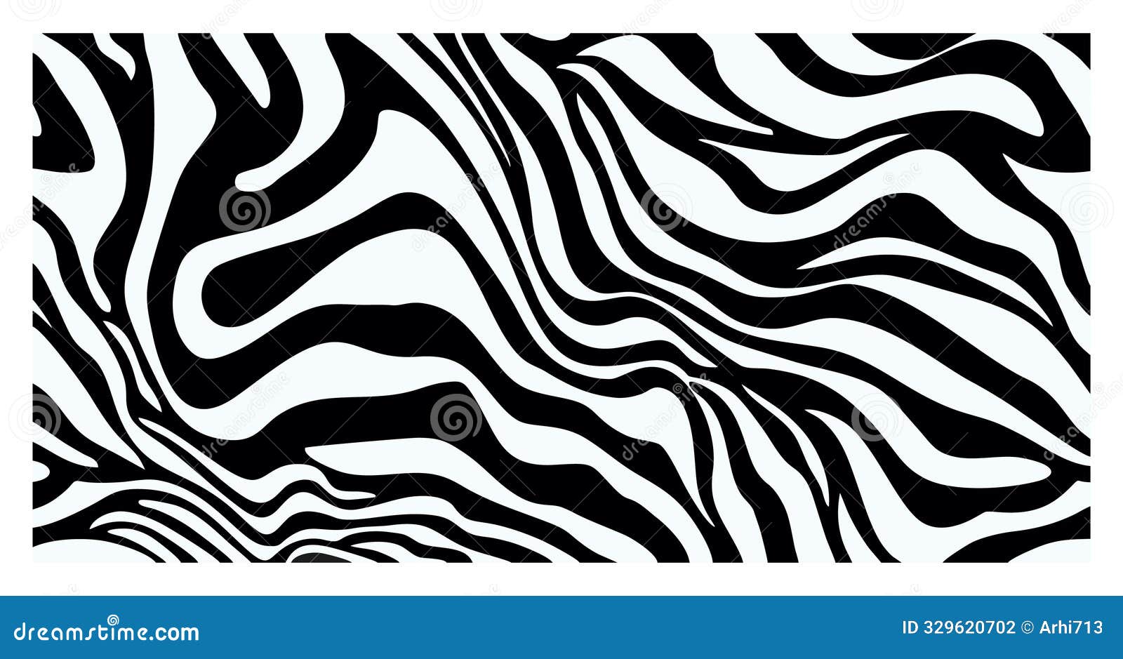 Black and White Abstract Zebra Print Pattern Stock Vector ...