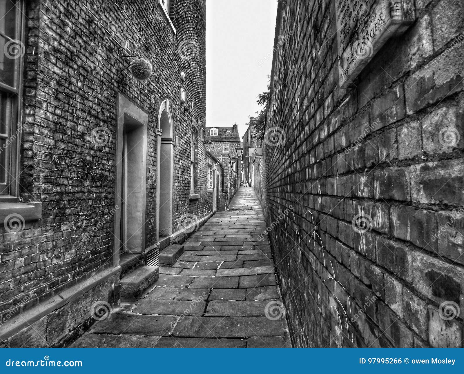 White Alley In Slope Editorial Photo | CartoonDealer.com #100667309