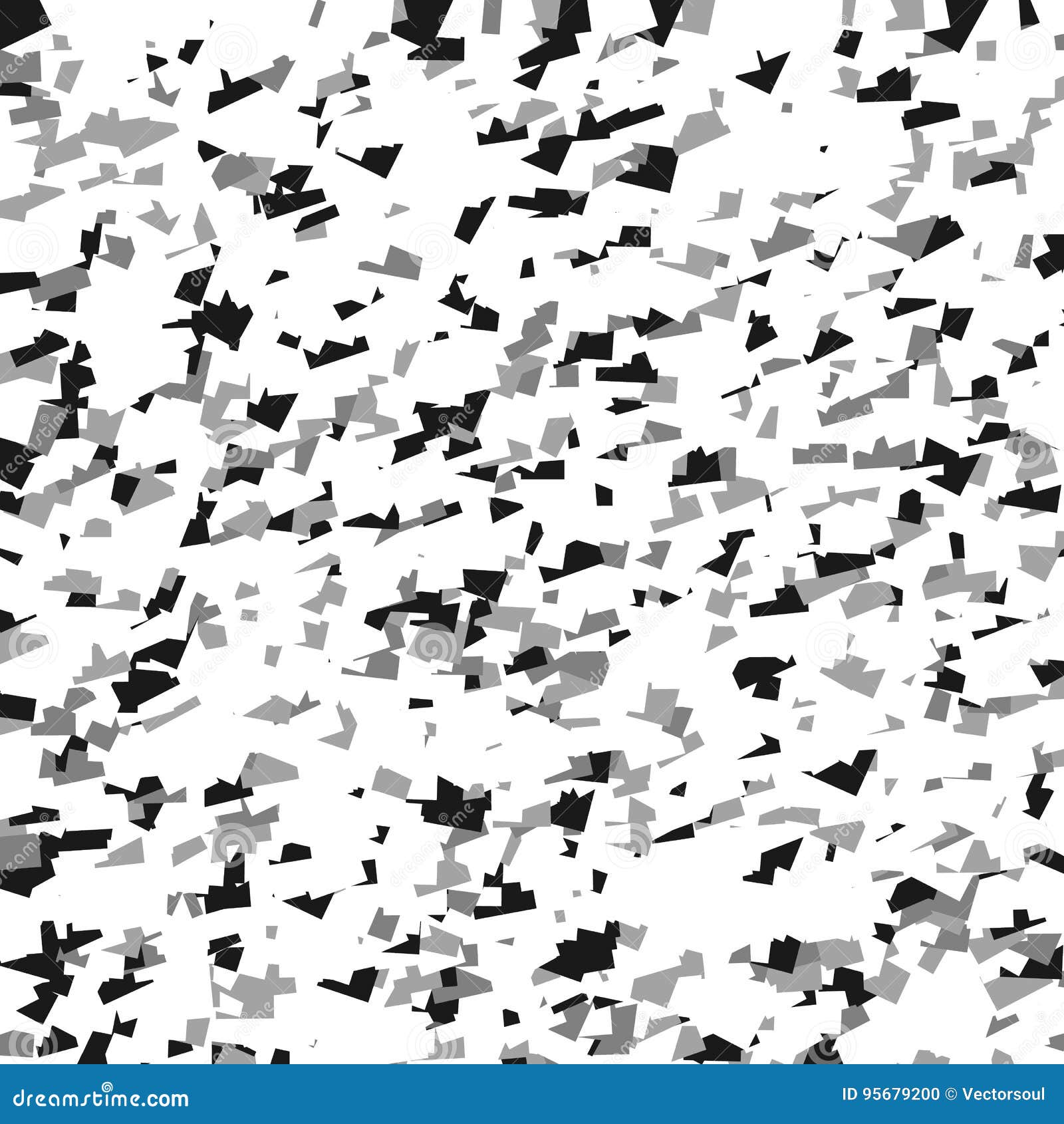 Black and White Amorphous Texture with Random Elements. Messy, C Stock ...