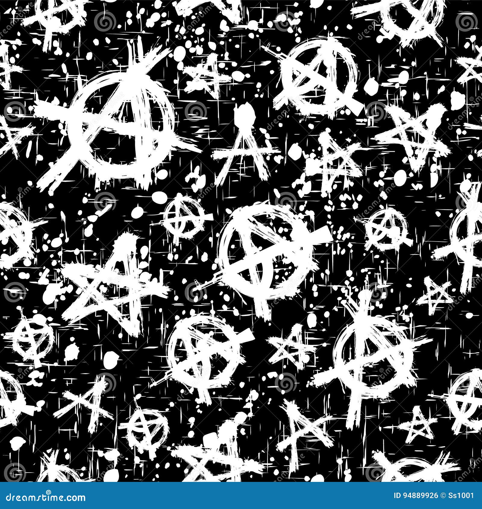 Red_white_anarchy_background Cartoon Vector | CartoonDealer.com #96173825