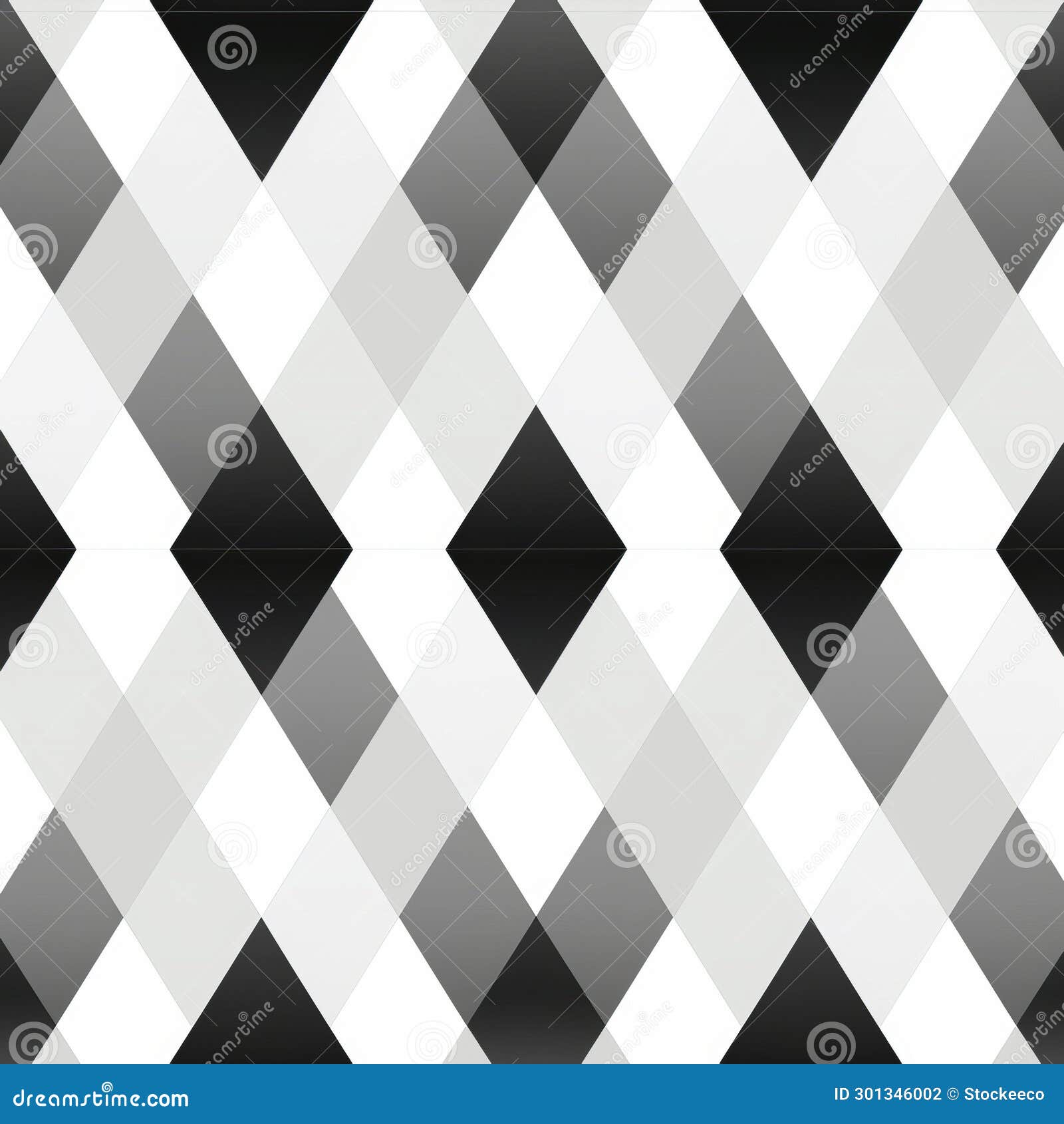 Black and White Argyle Style Wallpaper with Gradient Color Blends Stock ...