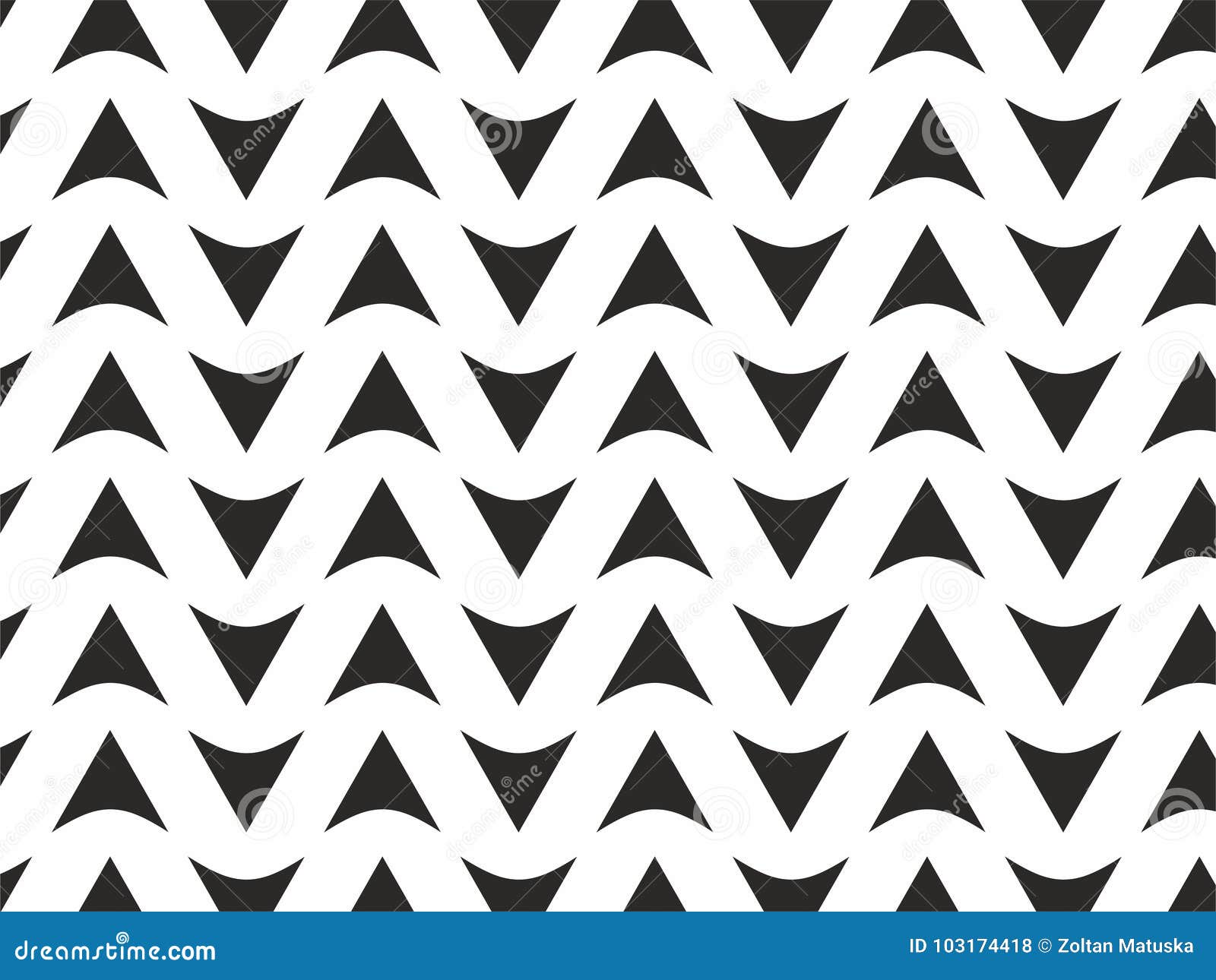 Black and White Arrows Pattern Background Vector Stock Vector ...