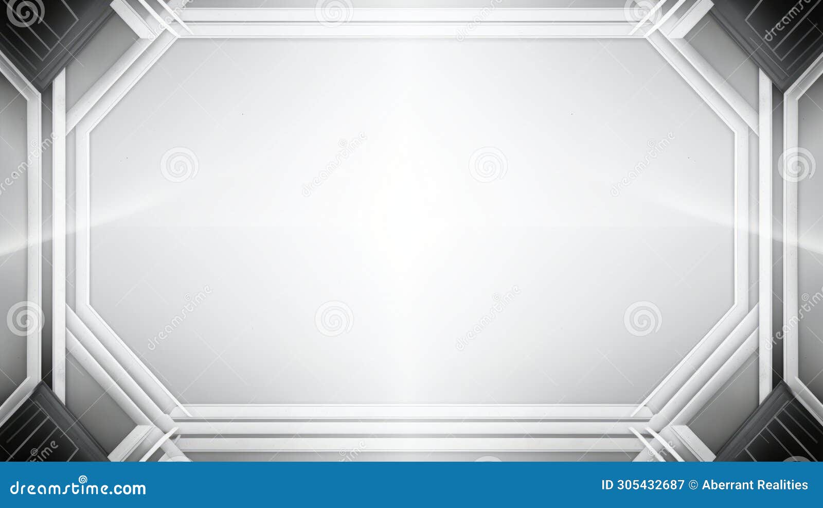 A Black and White Background with an Abstract Design Stock Illustration ...