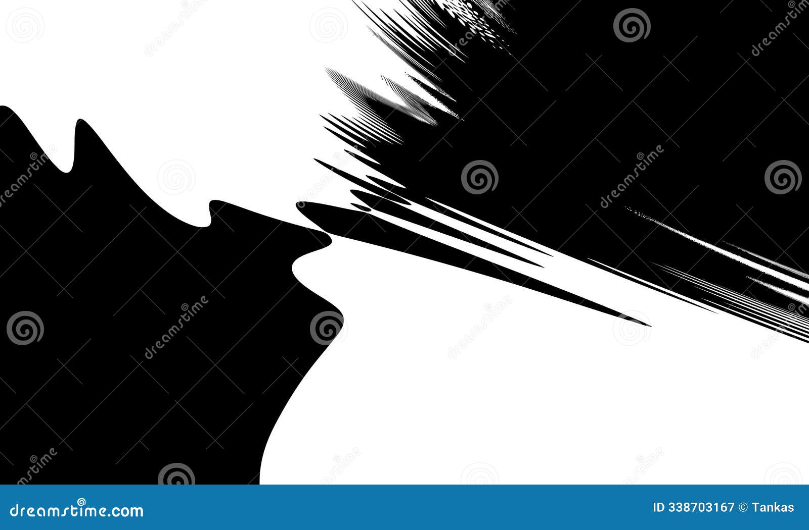 Black on White Background. Black and White Dissolve Halftone Grunge ...