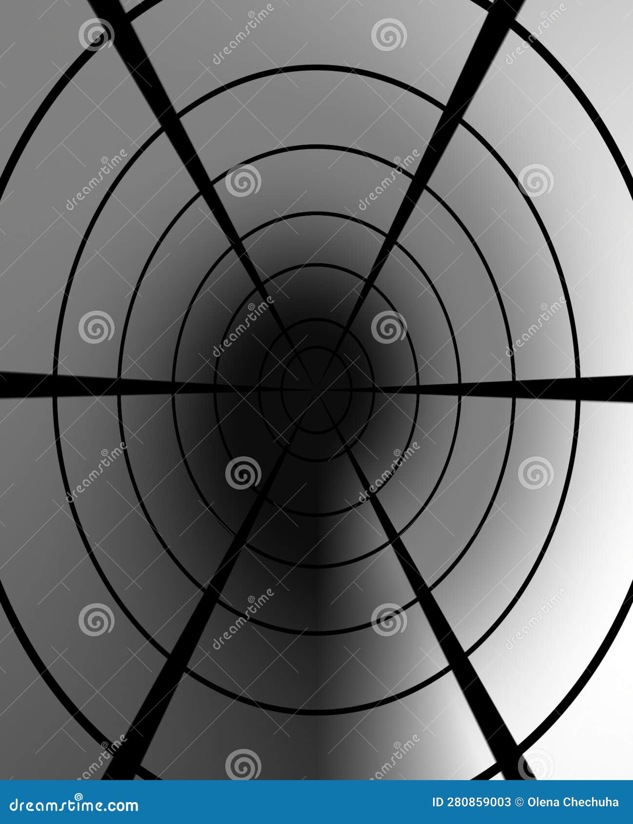 Black and White Background for Design with Target Stock Illustration ...