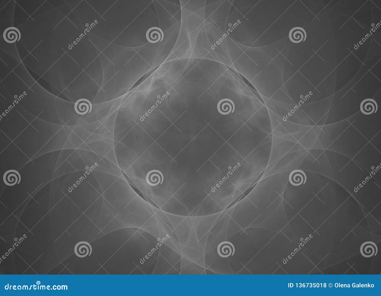 Black and White Background. Fantasy Pattern Texture. Digital Art. 3D ...