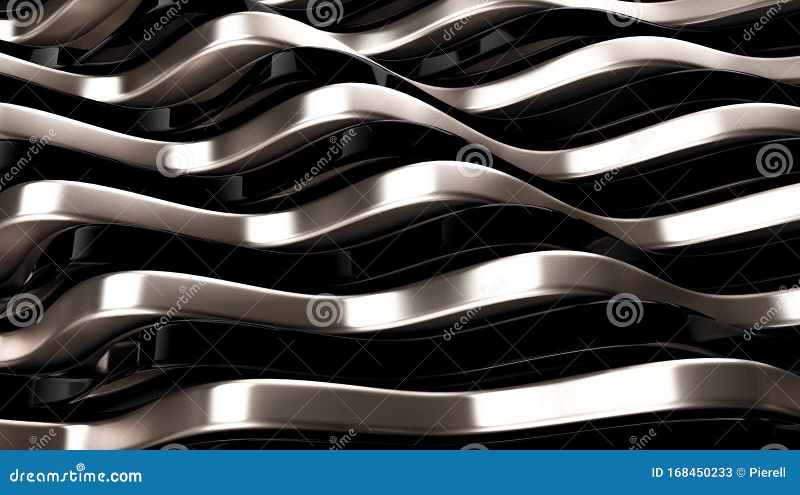 Black and White Background with Lines. 3d Illustration, 3d Rendering ...