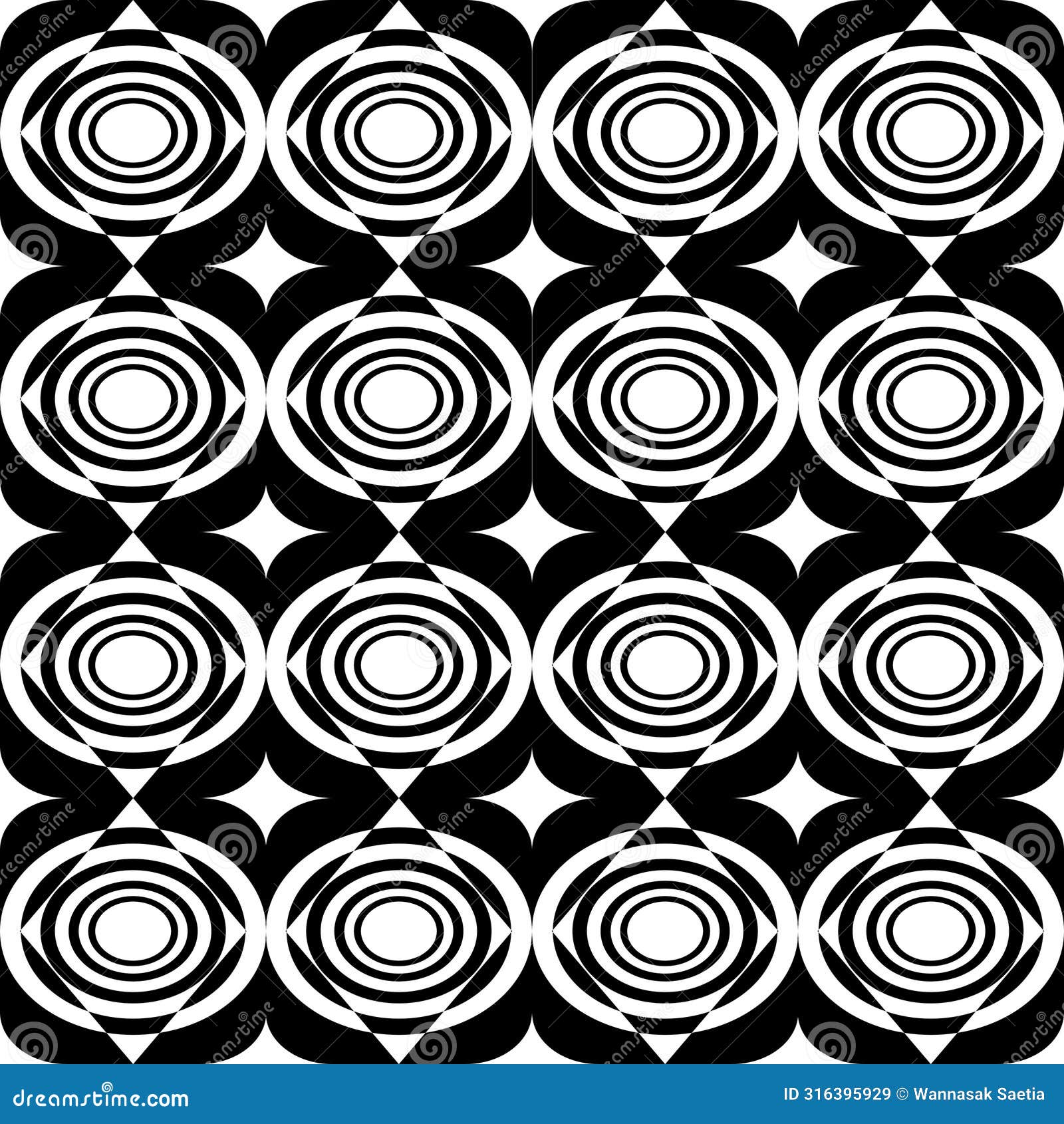 Black and White Background. Regular Texture Stock Vector - Illustration ...