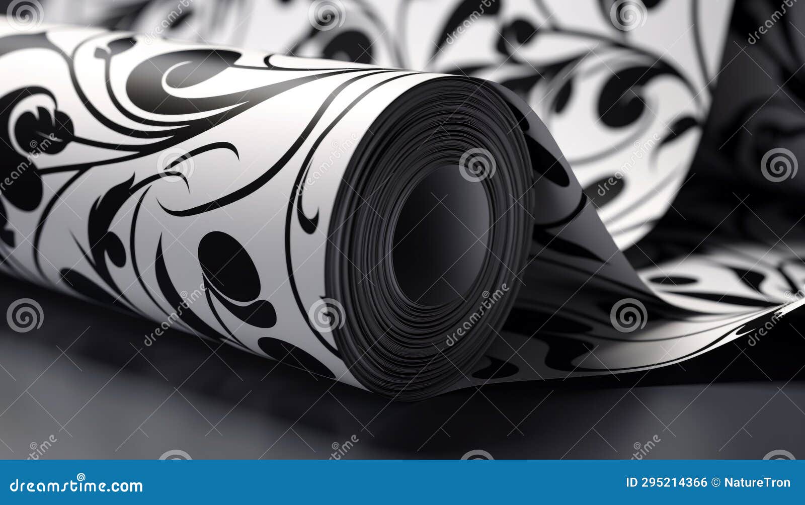 Black and White Background Roll of Paper Black and White Stock ...