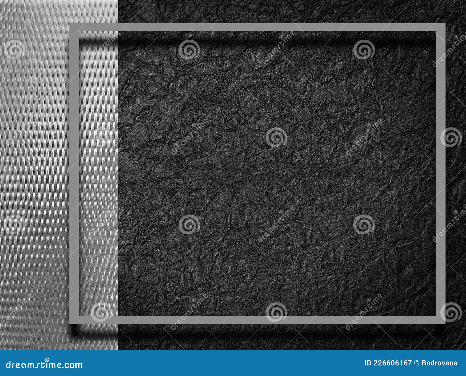 Black and White Background for Text with Frame. Stock Image - Image of ...