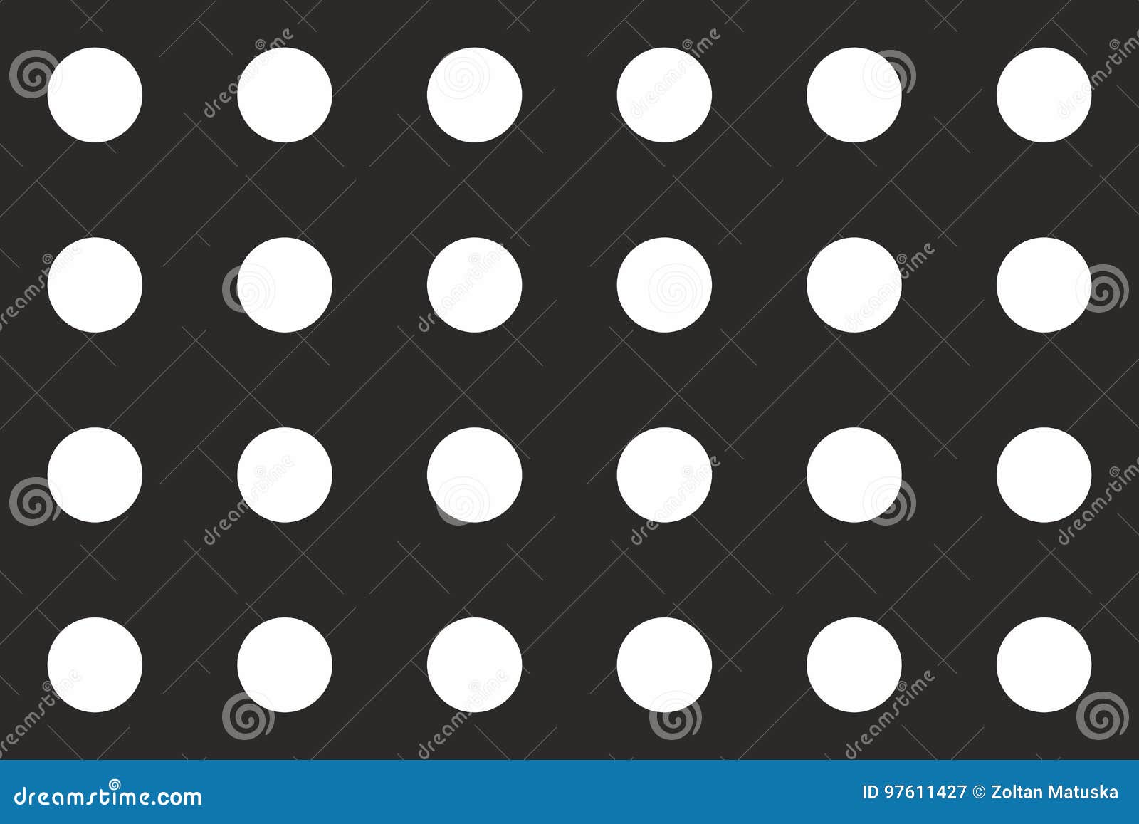 Black and White Backround White Dots Stock Illustration - Illustration ...